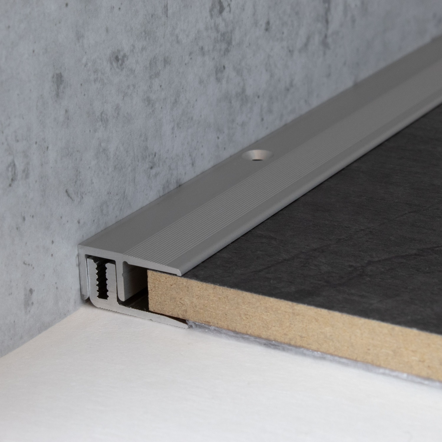 Profilé de finition sol stratifié | hauteur 7 - 15 mm | largeur 21 mm ...