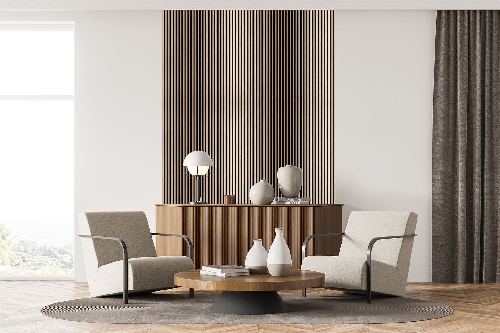 Neuhofer | Panneaux acoustiques | MDF | Chêne nature | 3D Panneaux ...