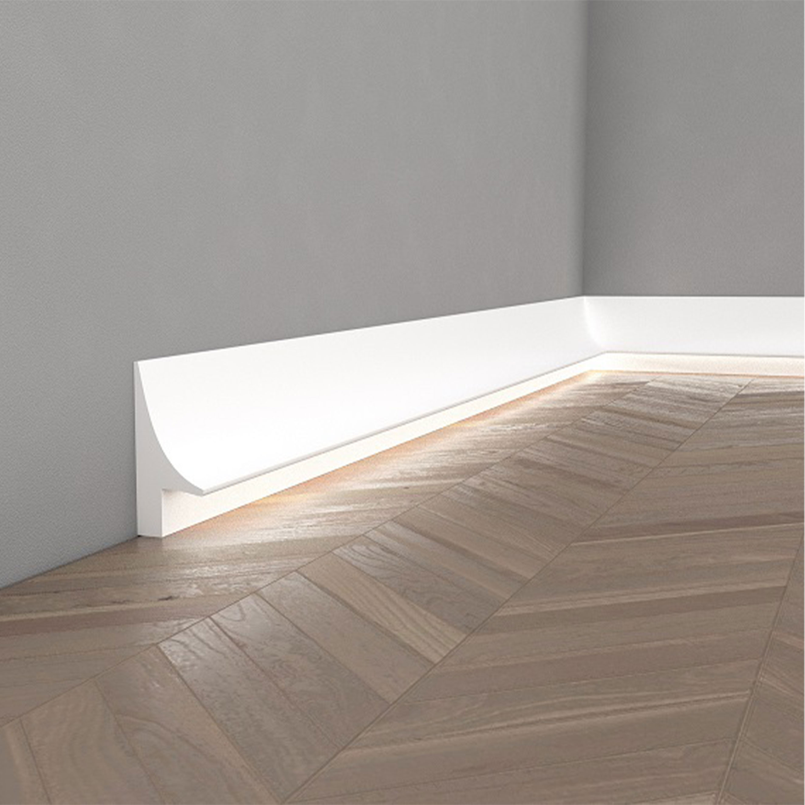 plinthe lumineuse QL007 Mardom Decor | plinthe LED en polyuréthane ...