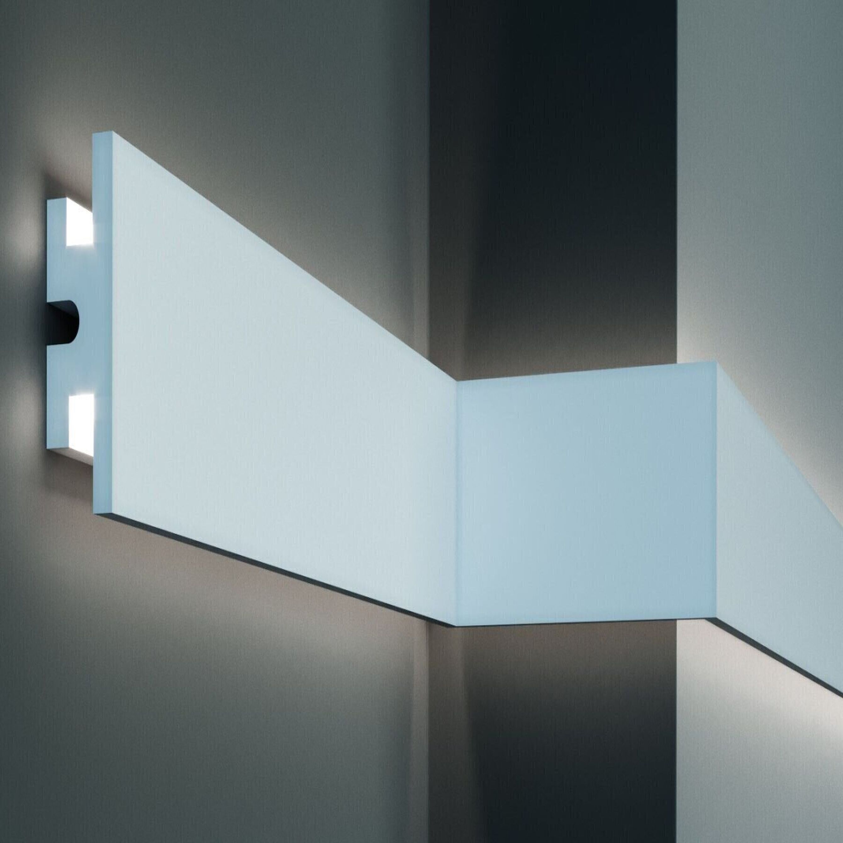 Elite Decor Plinthe lumineuse KD302| Polystyrène 120 x 40 x 1150 mm ...