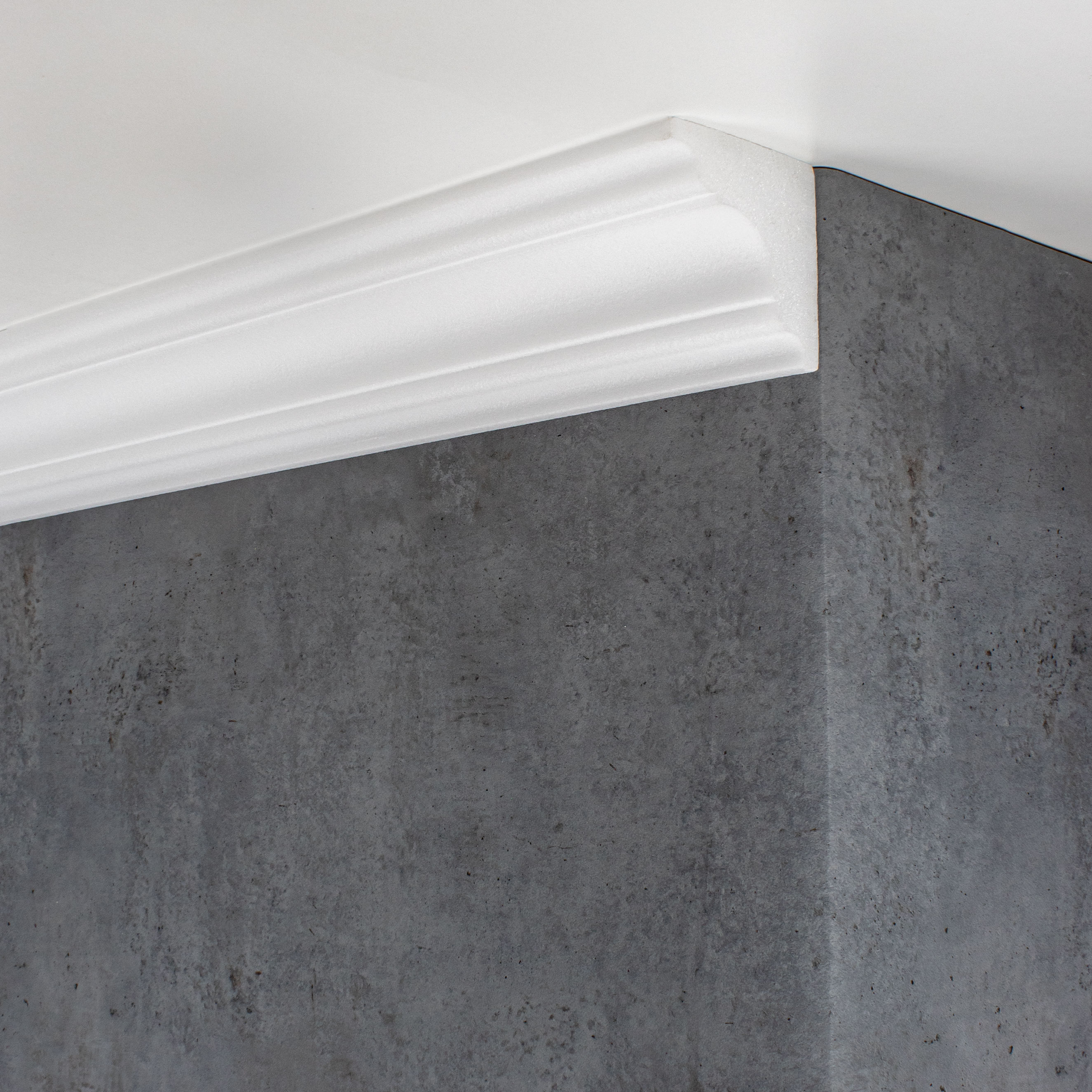 Corniche cache rideaux | 71 x 71 mm | polystyrène | Expertdecor