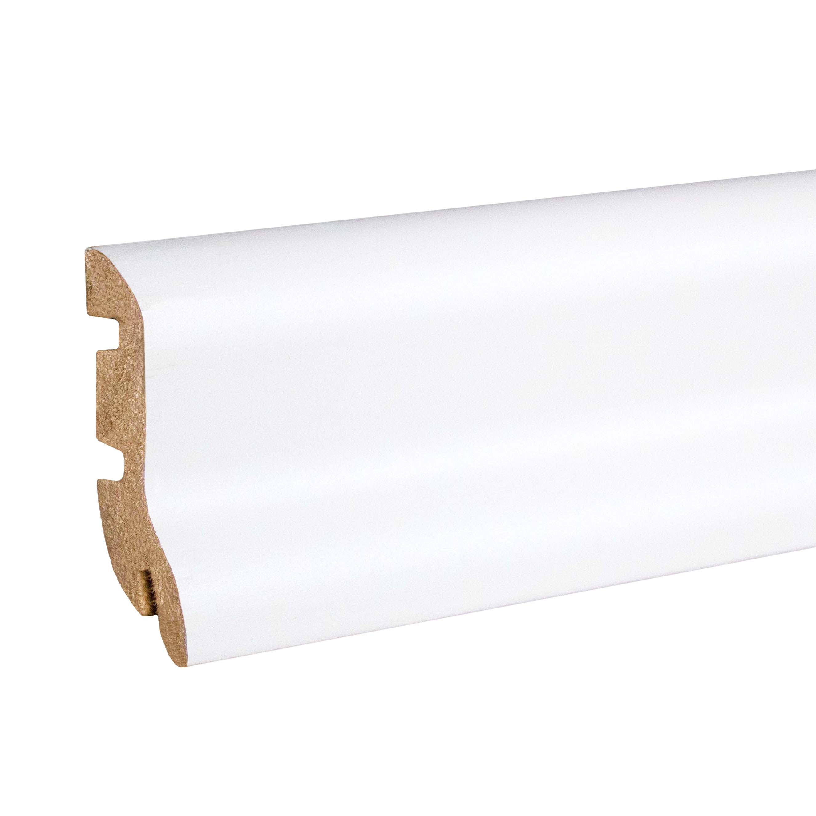 PROVISTON | plinthe blanche | arrondie | plinthe MDF | mélaminé | 20 x ...