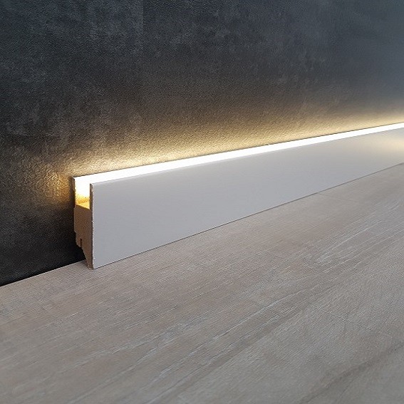 Plinthe LED 70 x 19 mm | éclairage indirect | Expertdecor