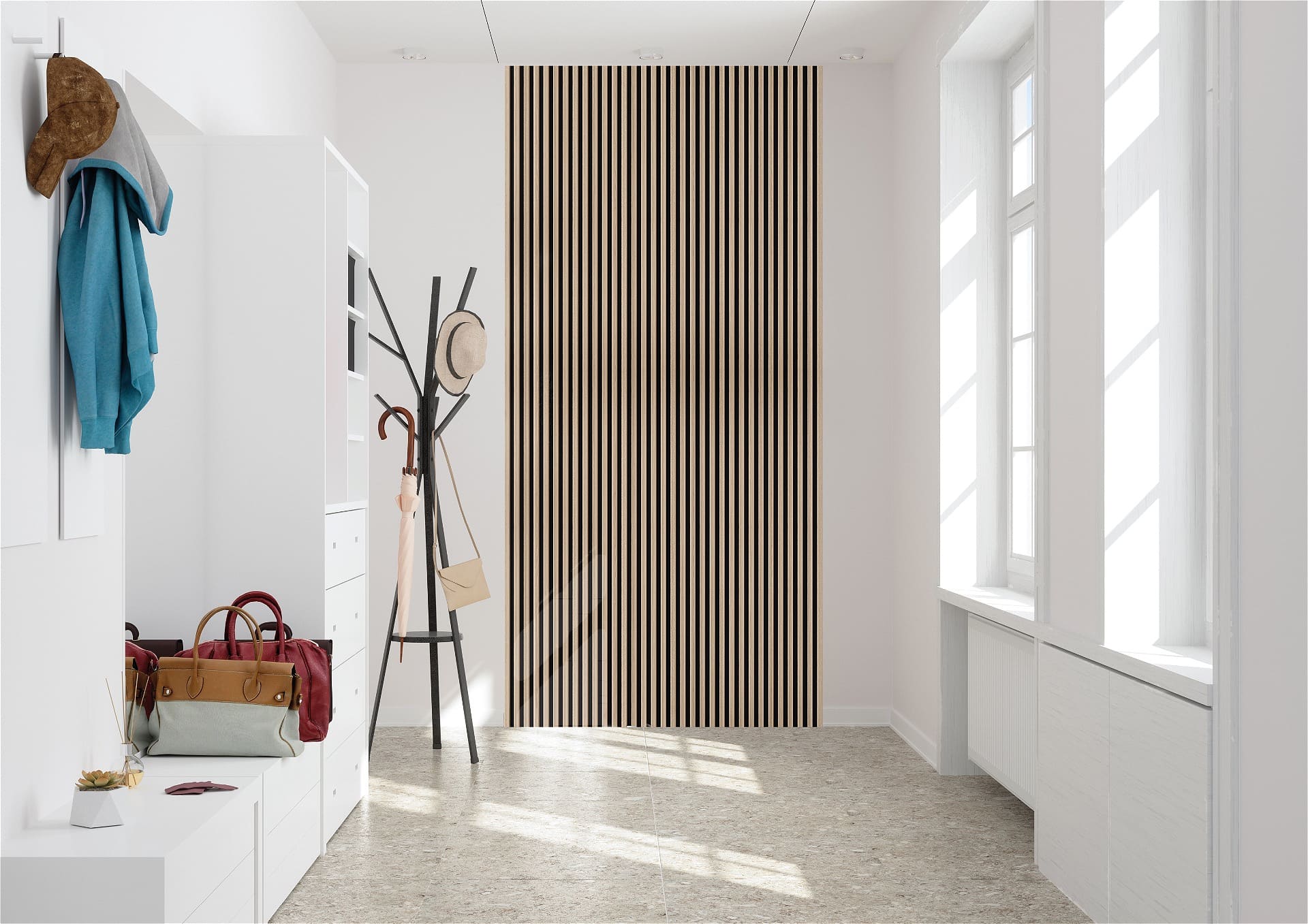 Neuhofer | Panneaux acoustiques | MDF | Chêne nature | 3D Panneaux ...